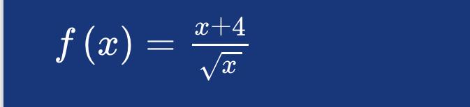 Solved f(x)=x+4x2 ﻿point of continuity, in interval notation | Chegg.com