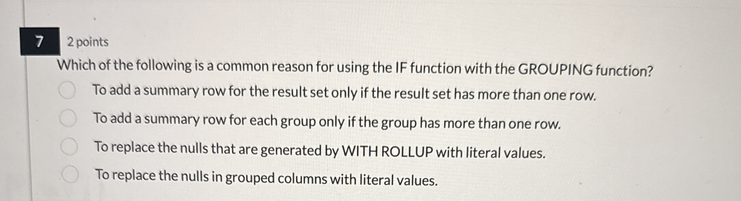 Solved 72 ﻿pointsWhich of the following is a common reason | Chegg.com