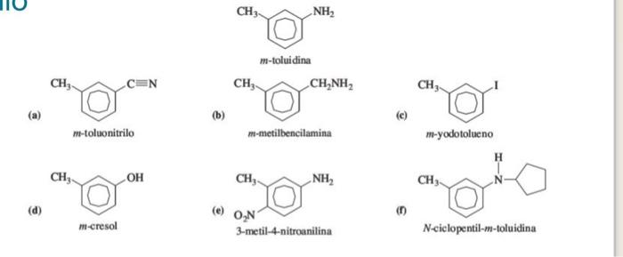 Solved Show How You Can Trasform The M Toluidine To The