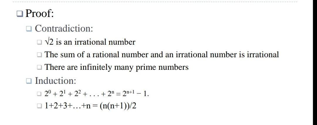 Solved Proof: Contradiction: V2 is an irrational number The | Chegg.com