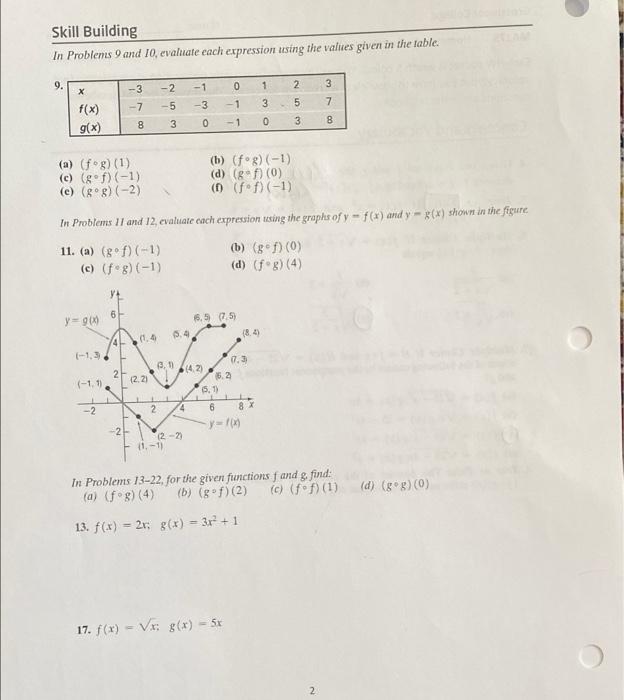 Solved Skill Building In Problems 9 and 10, evaluate each | Chegg.com