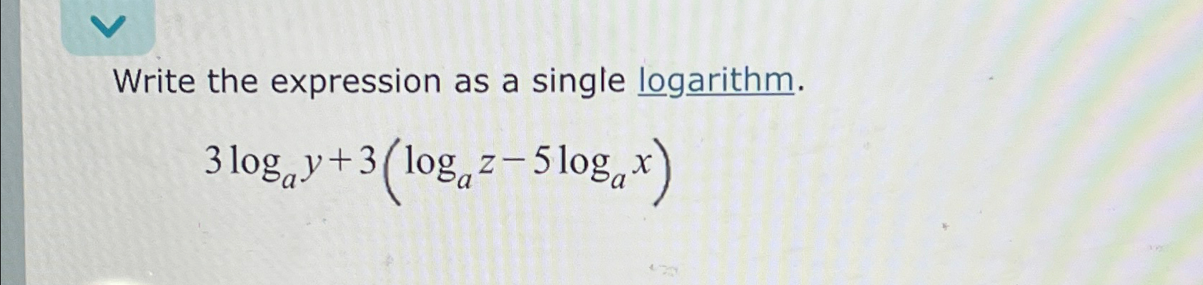 Solved Write the expression as a single | Chegg.com