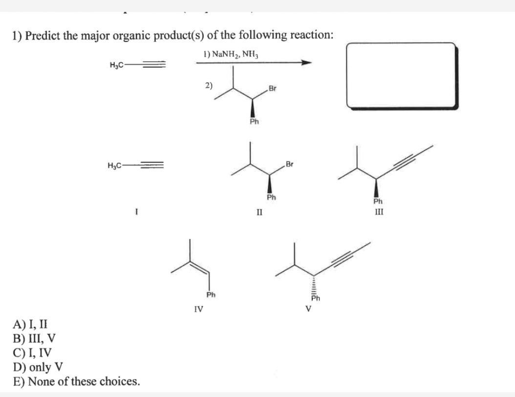[Solved]: Predict the major organic product(s) of the follow