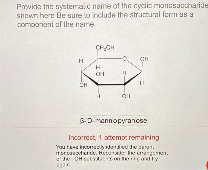 Solved Provide The Systematic Name Of The Cyclic