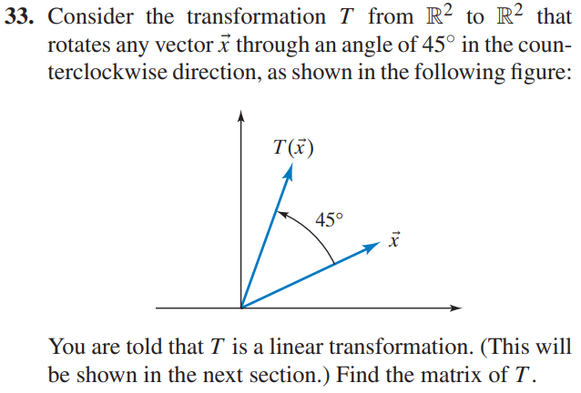 Solved Consider the transformation T ﻿from R2 ﻿to R2 | Chegg.com