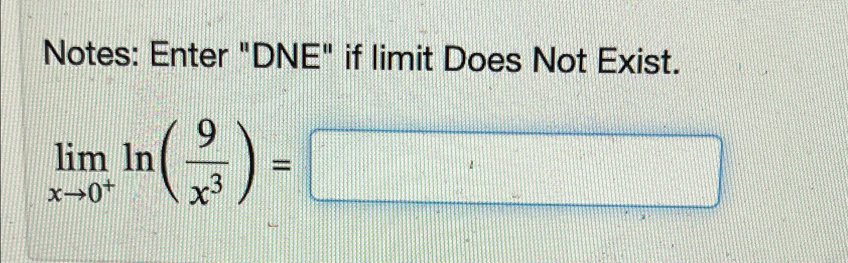 Solved Notes: Enter "DNE" if limit Does Not | Chegg.com