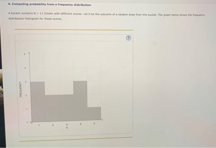 Solved 4. Computing probability from a frequency | Chegg.com
