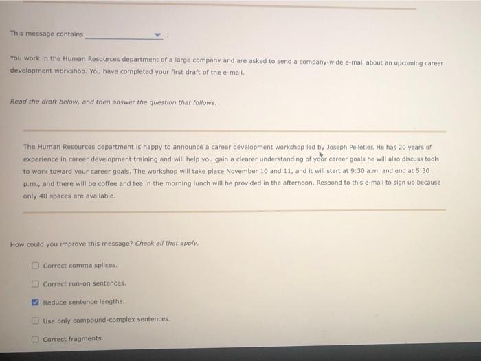 4. Composing the First Draft with Effective Sentences | Chegg.com