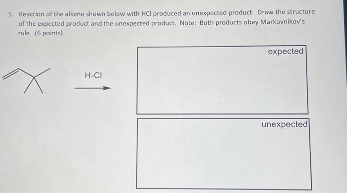 Solved Draw the product(s) that is are expected when this | Chegg.com