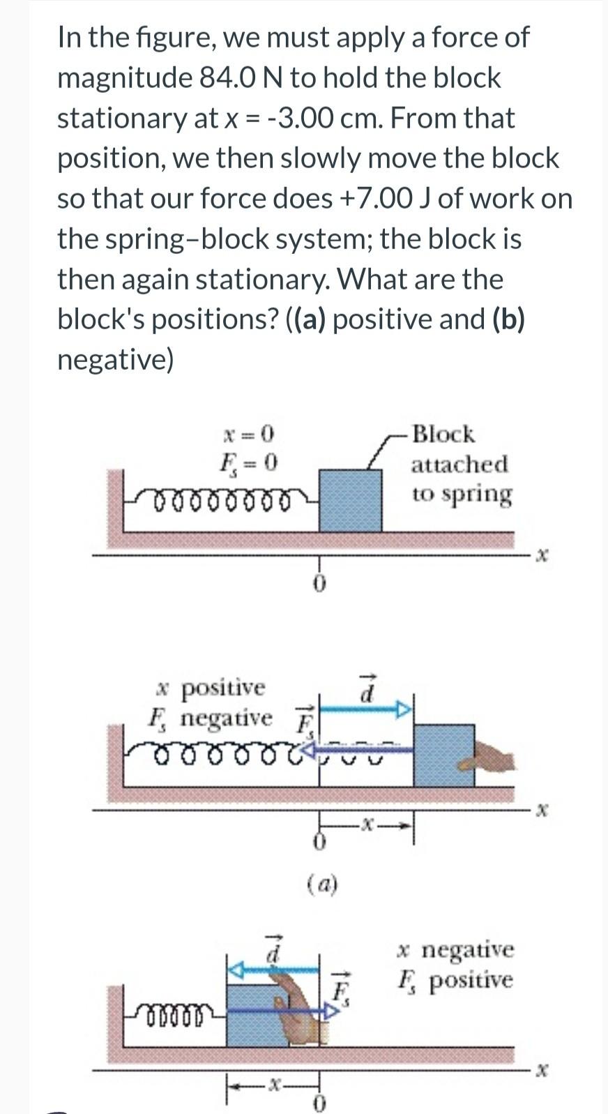 Solved In the figure, we must apply a force of magnitude | Chegg.com