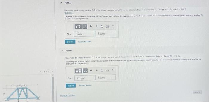 Part A Determine the foremon Go and the best in the | Chegg.com