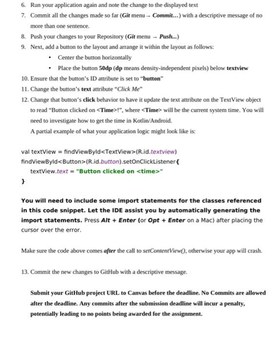 Solved Instructions: 1. Create a new project by importing | Chegg.com