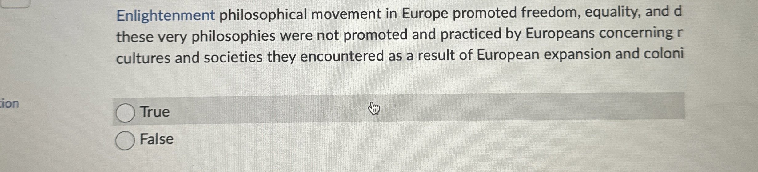 Solved Enlightenment philosophical movement in Europe | Chegg.com