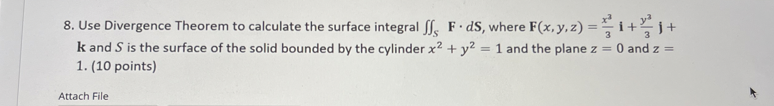 Solved Use Divergence Theorem to calculate the surface | Chegg.com