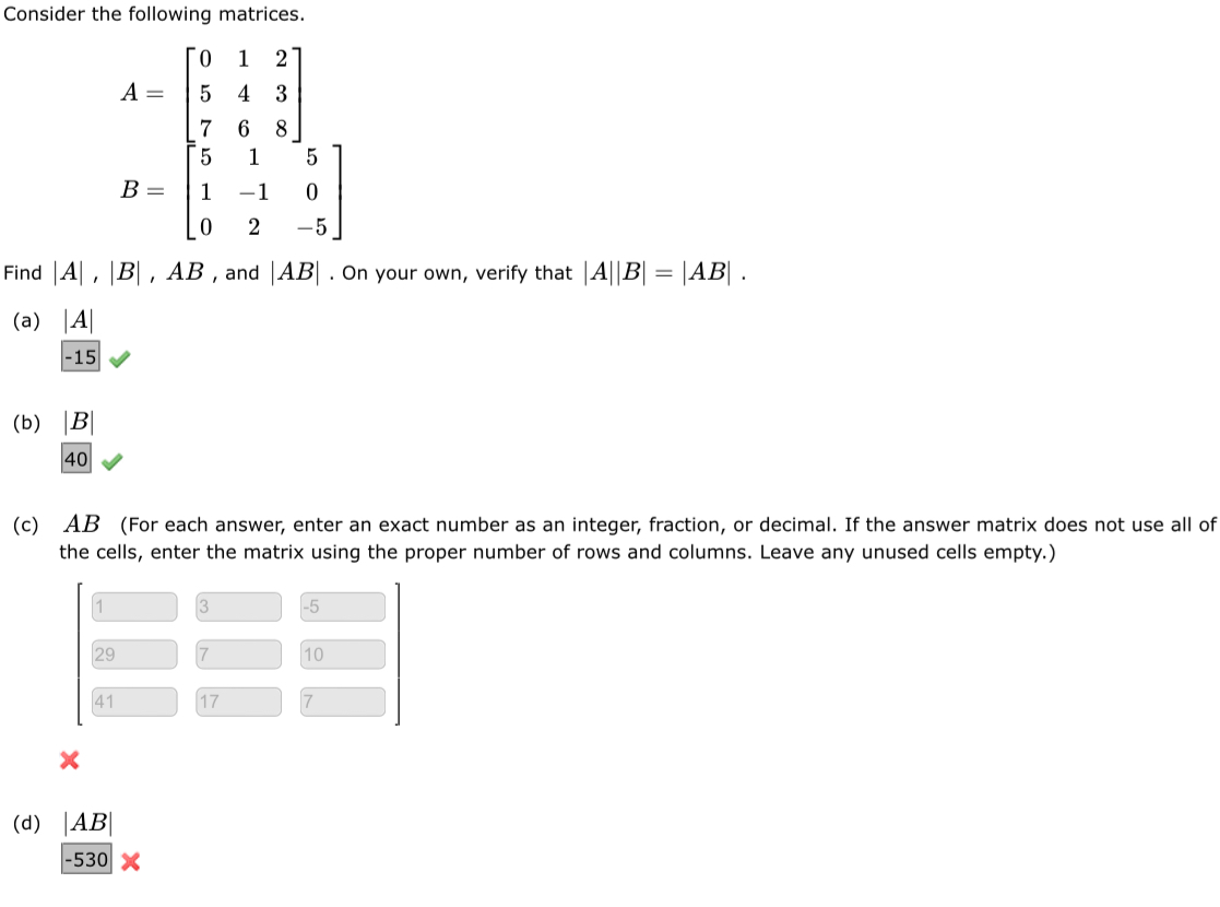 Solved Consider the following | Chegg.com