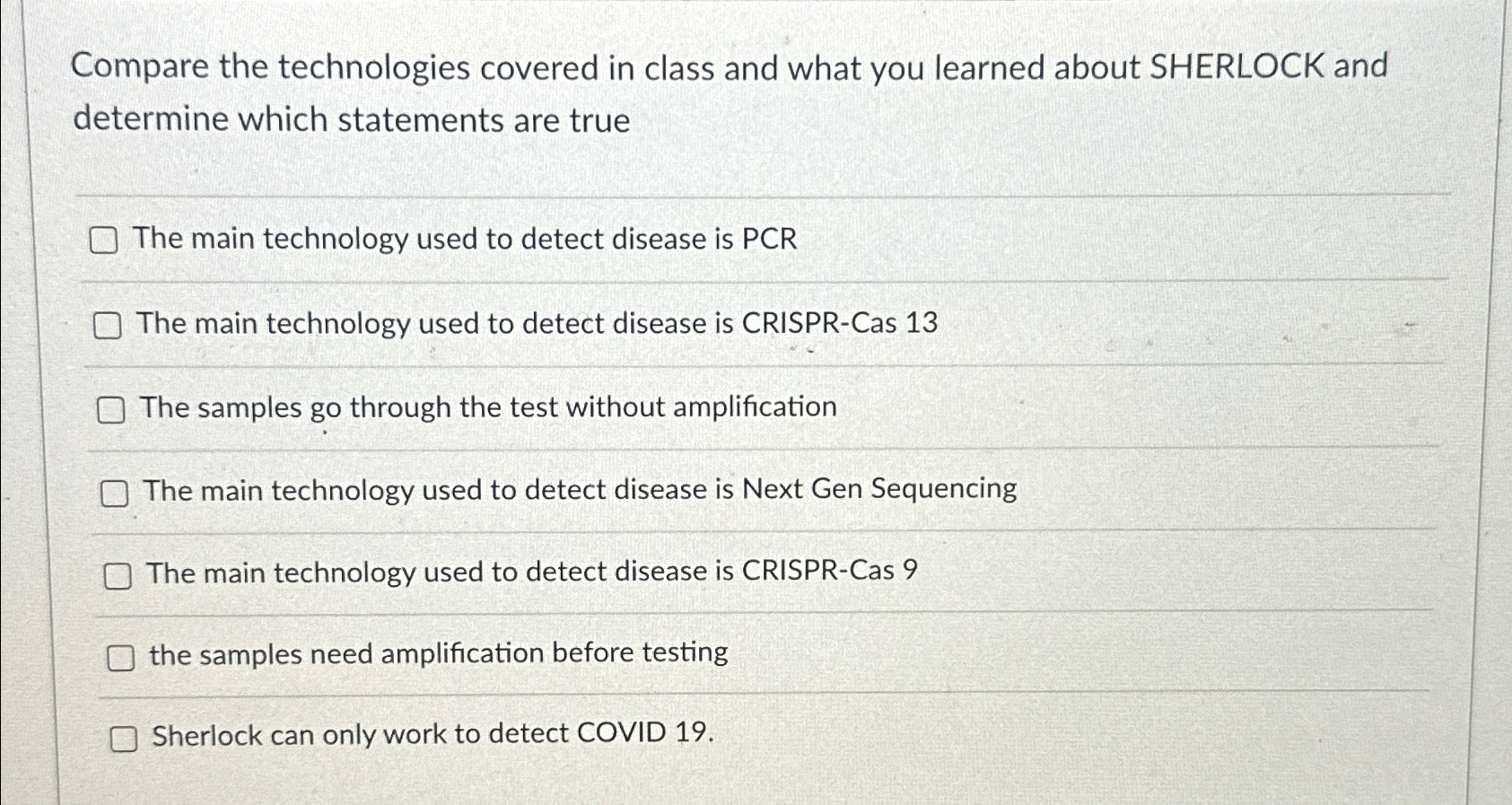 Solved Compare the technologies covered in class and what | Chegg.com