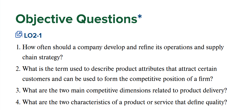 Solved Objective Questions*LO2-11. ﻿How often should a | Chegg.com