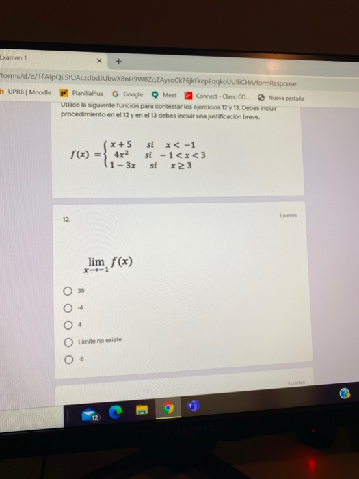 Examen 1 | Chegg.com