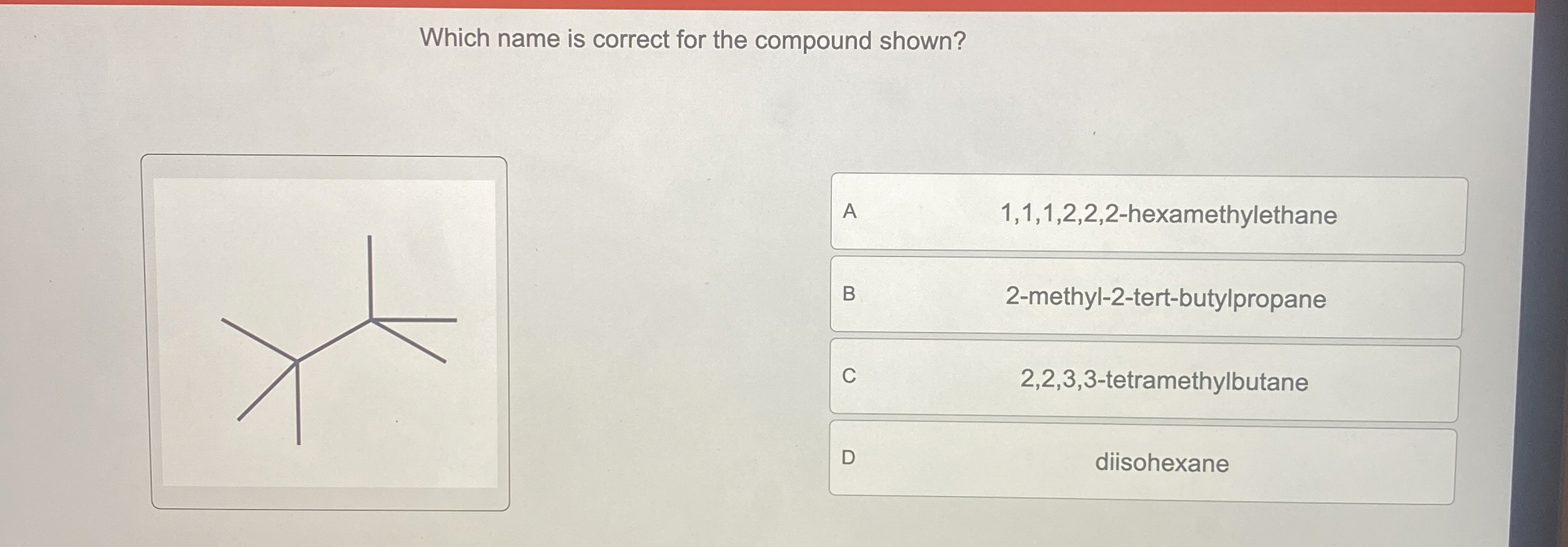 Solved Which name is correct for the compound | Chegg.com