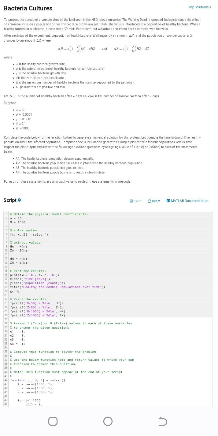 Solved Bacteria Cultures My Solutions To prevent the spread | Chegg.com