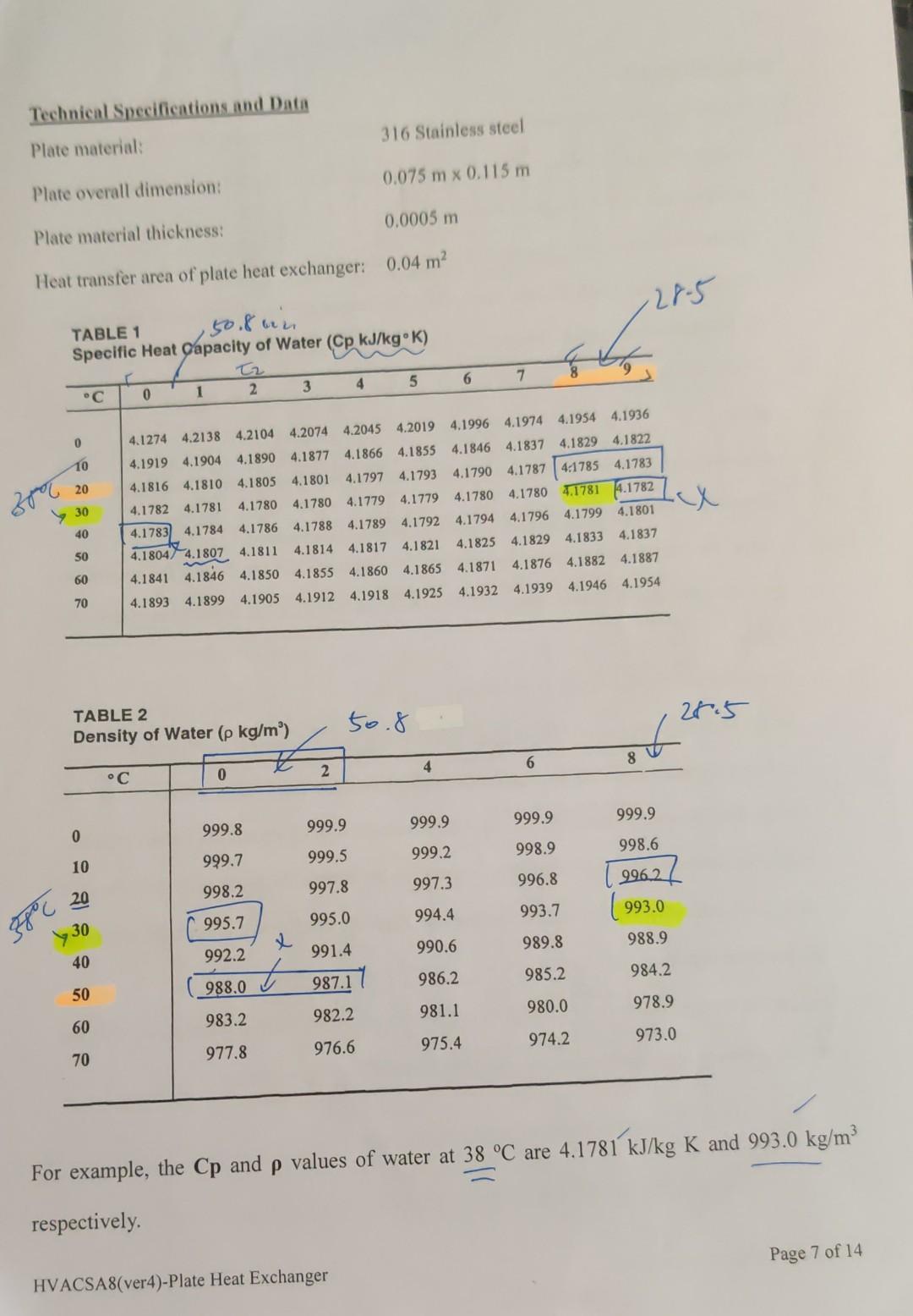 Solved Technical Specifications and Data Plate material: | Chegg.com