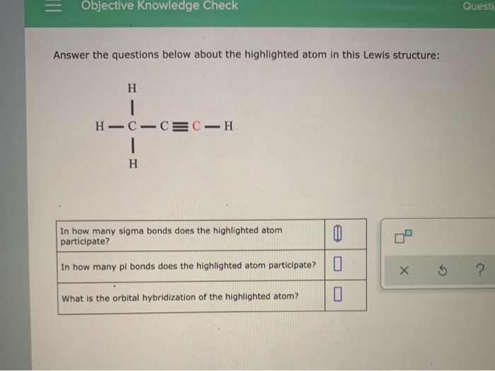 Solved = Objective Knowledge Check Questi Answer the | Chegg.com