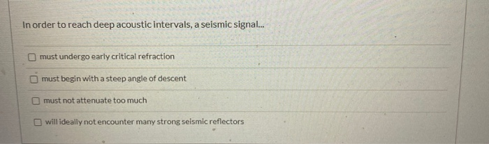 Solved The vertical resolution of a processed 3D seismic | Chegg.com