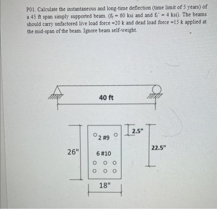 Solved P01. Calculate the instantaneous and long-time | Chegg.com