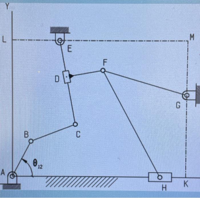 Solved Write The Loop Closure Equations Vector Loop 2112
