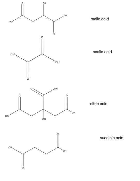 Solved Highlight the acidic protons of each acid and label | Chegg.com