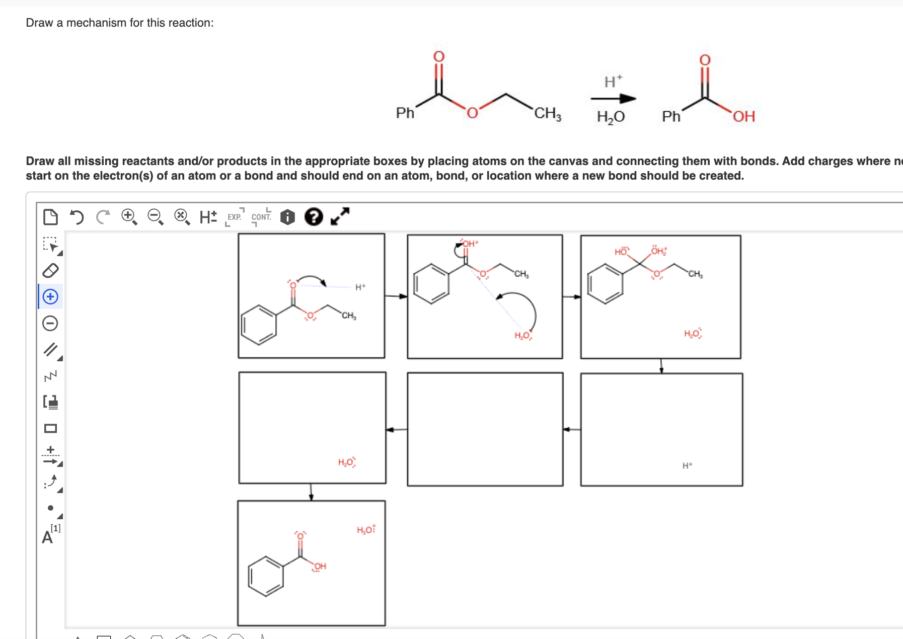 Solved Draw a mechanism for this reaction:Draw all missing | Chegg.com