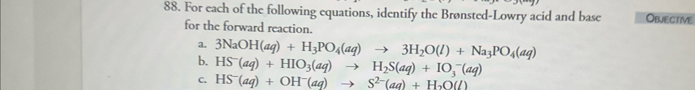 Solved For each of the following equations, identify the | Chegg.com