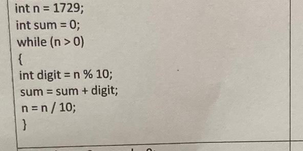 Solved Show the value of each variable in every iteration | Chegg.com
