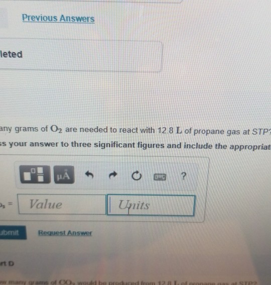 Solved Previous Answers leted any grams of O2 are needed to | Chegg.com