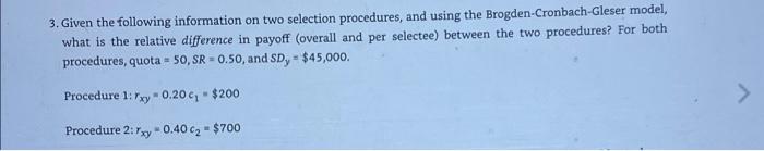 Taylor-Russell Model Naylor-Shine Model | Chegg.com
