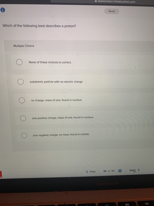 Solved newconnect.mheducation.com Saved Which of the | Chegg.com