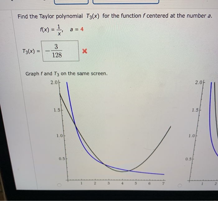 Solved Find the Taylor polynomial T3(x) for the function f | Chegg.com