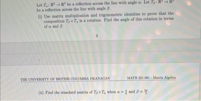 Solved 5. Let T:RP→Rn and R:Rn→Rm be two transformations. | Chegg.com