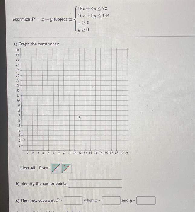 Solved Maximize P=x+y subject to | Chegg.com