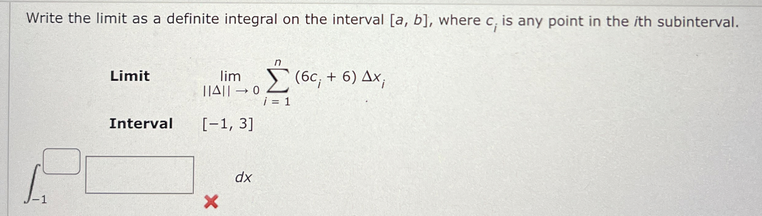 Solved Write the limit as a definite integral on the | Chegg.com