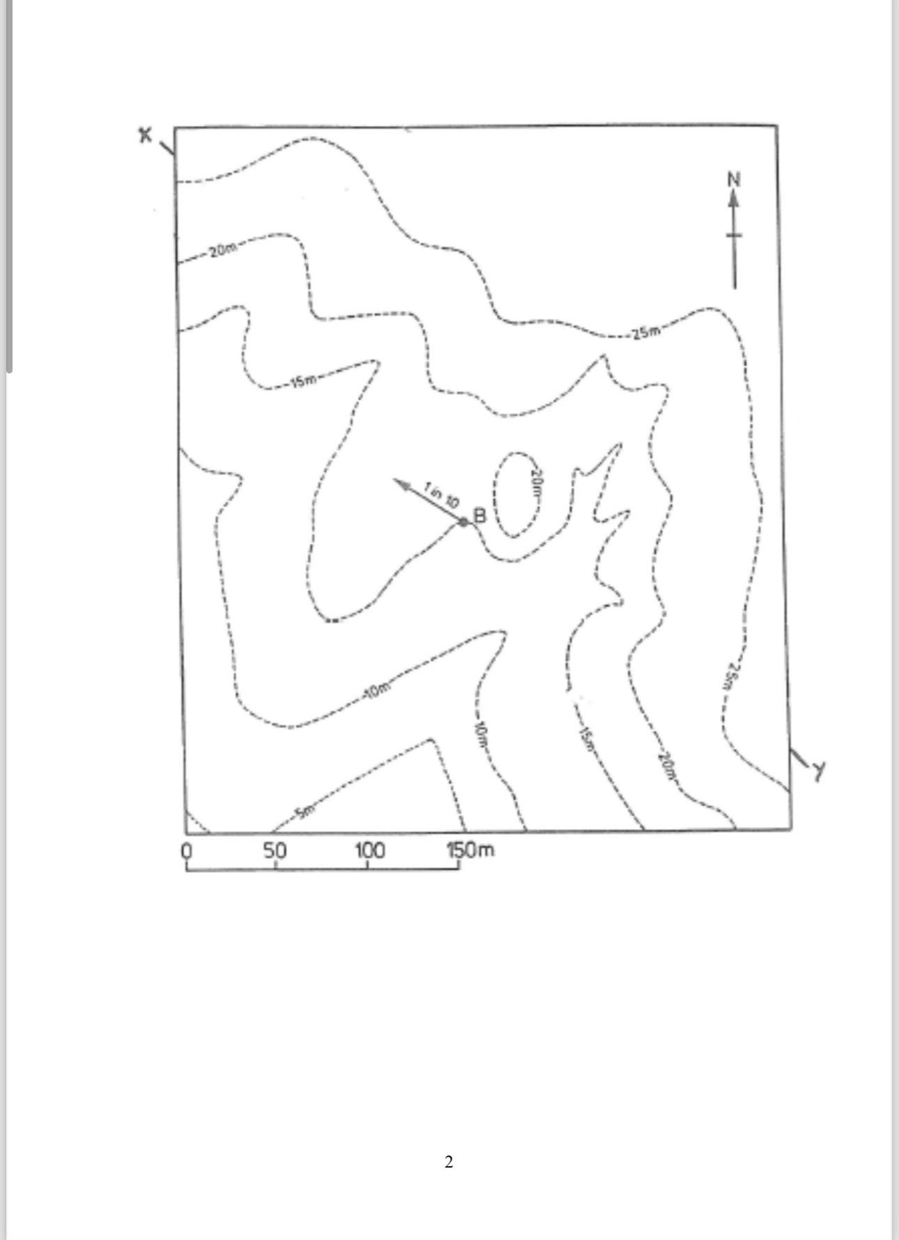 Solved Homework #7Exercise #1:The provided map depicts a | Chegg.com