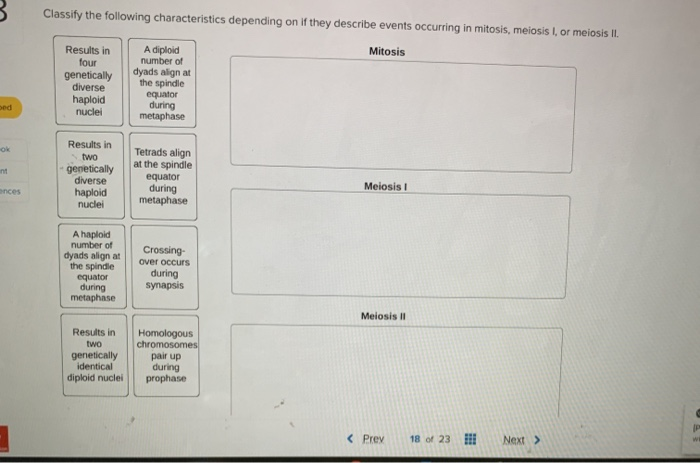 Solved Classify the following characteristics depending on | Chegg.com