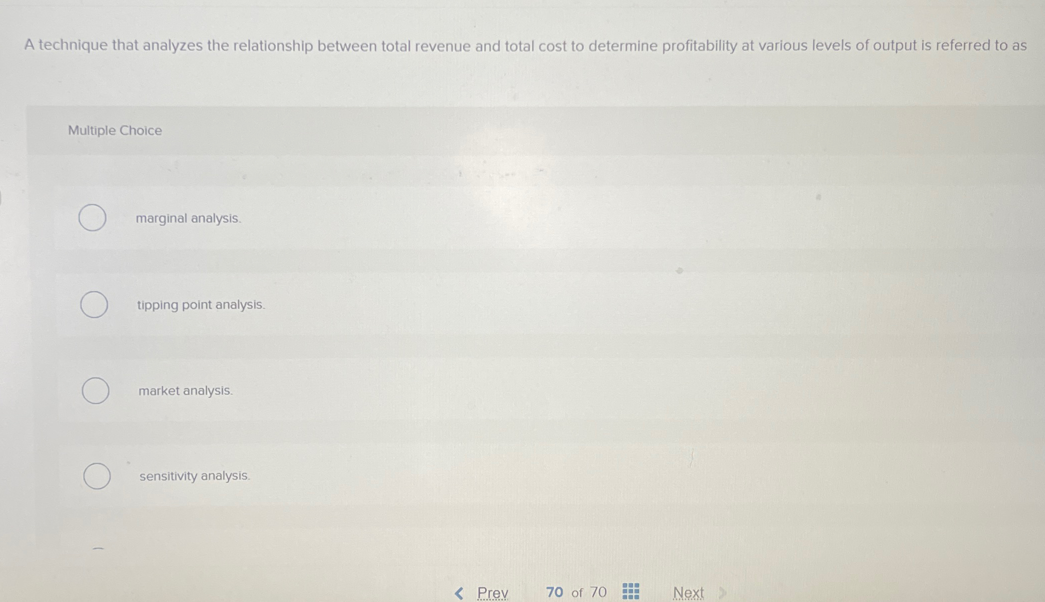 Solved A technique that analyzes the relationship between | Chegg.com