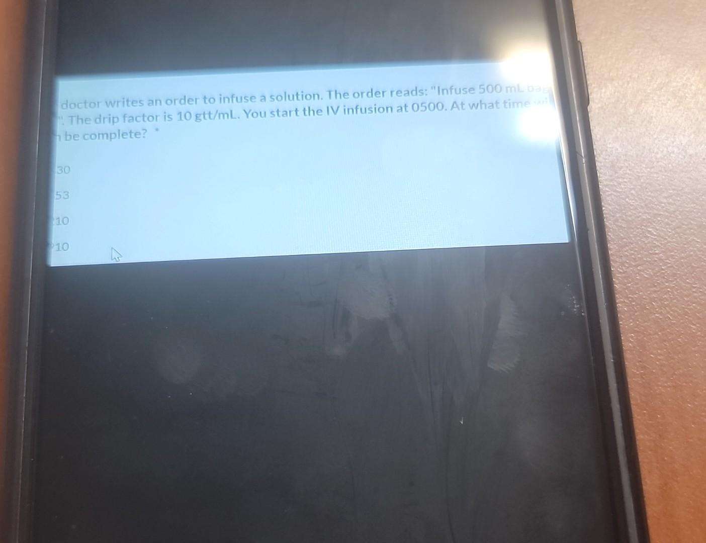 Solved doctor writes an order to infuse a solution. The | Chegg.com