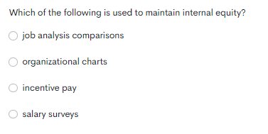 Solved Which of the following is used to maintain internal | Chegg.com
