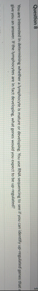 Solved Question 8You are interested in determining whether a | Chegg.com
