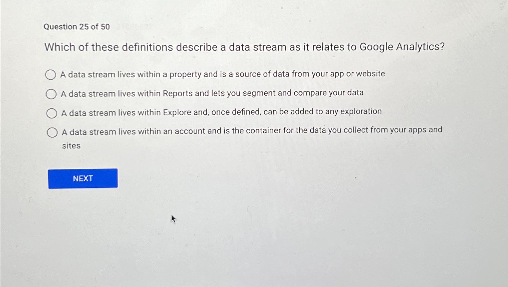 Solved Question 25 ﻿of 50Which of these definitions describe | Chegg.com