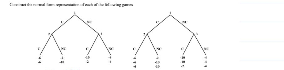 Solved Construct the normal form representation of each of | Chegg.com