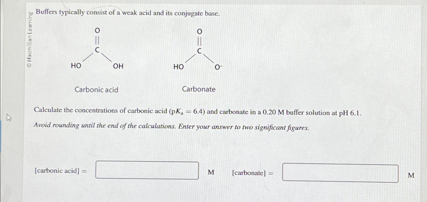 Solved Buffers typically consist of a weak acid and its | Chegg.com