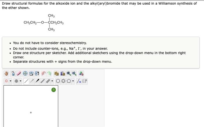 Solved Draw structural formulas for the alkoxide ion and the | Chegg.com